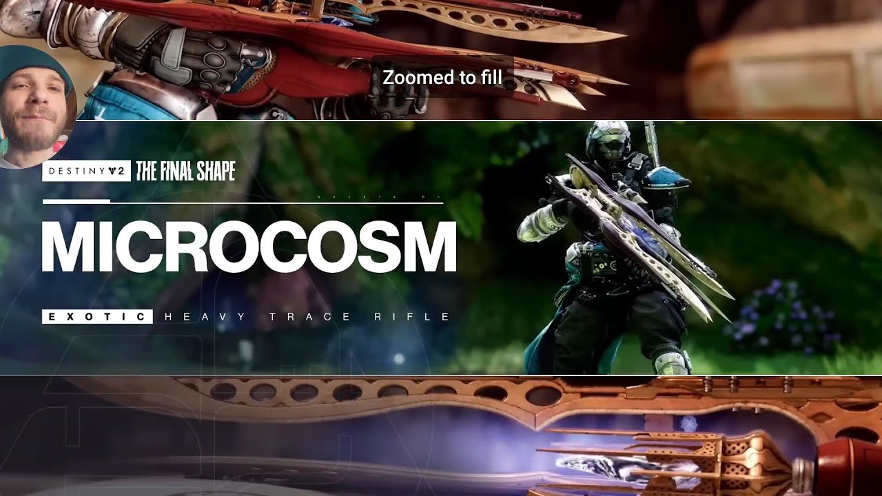 Microcosm Exotic Heavy Trace Rifle Preview Reaction! Destiny 2 The ...
