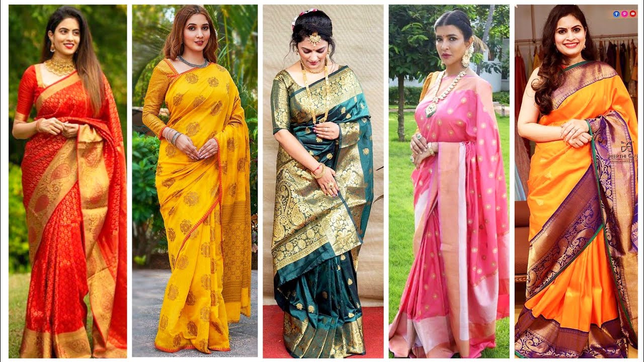 Latest Designer Silk Saree | Silk Saree Design's | Designer Sarees # ...