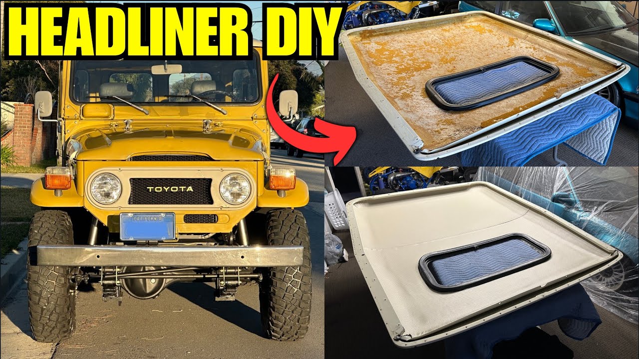 Toyota FJ40 Headliner Install | #Tiger40 Project Part 17 - YouTube
