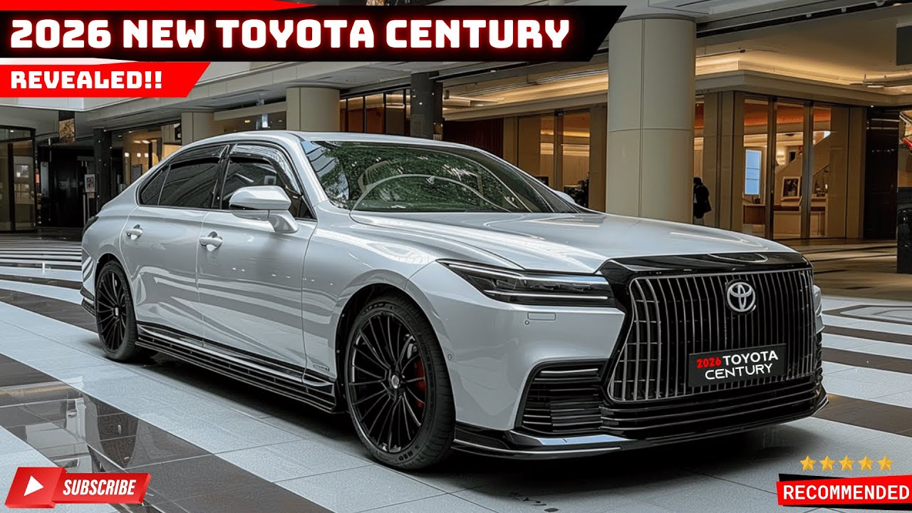 New 2026 Toyota Century: Toyota’s Flagship Sedan Gets a Bold Makeover ...