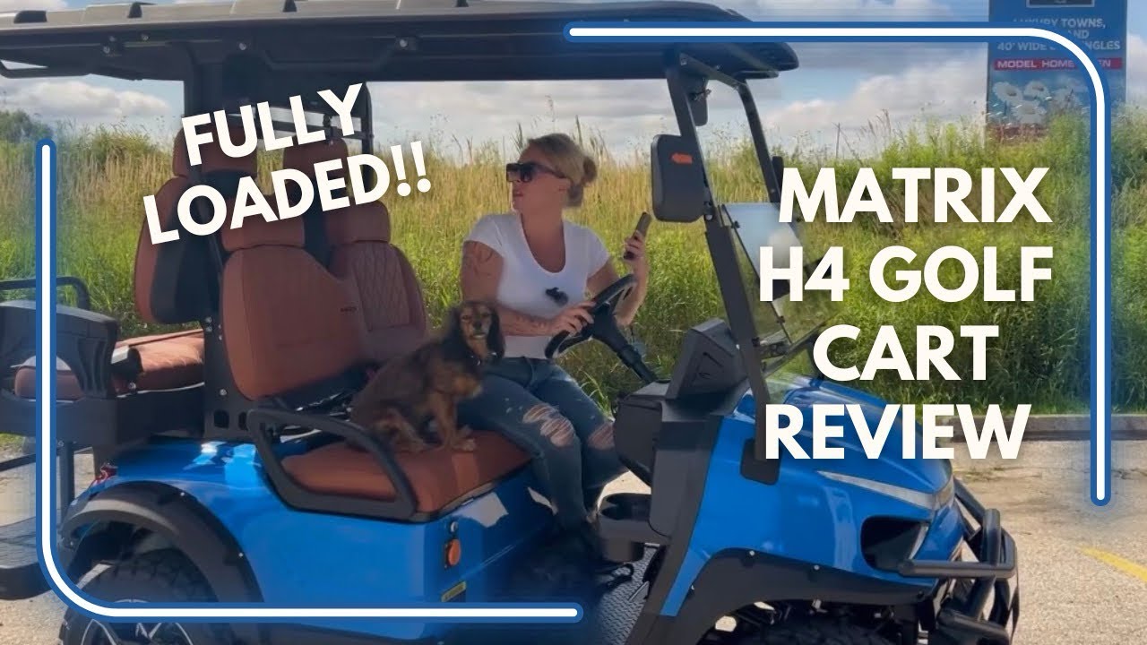 Matrix H4 Golf Cart Lithium Walkaround Review! This Thing Is FULLY ...