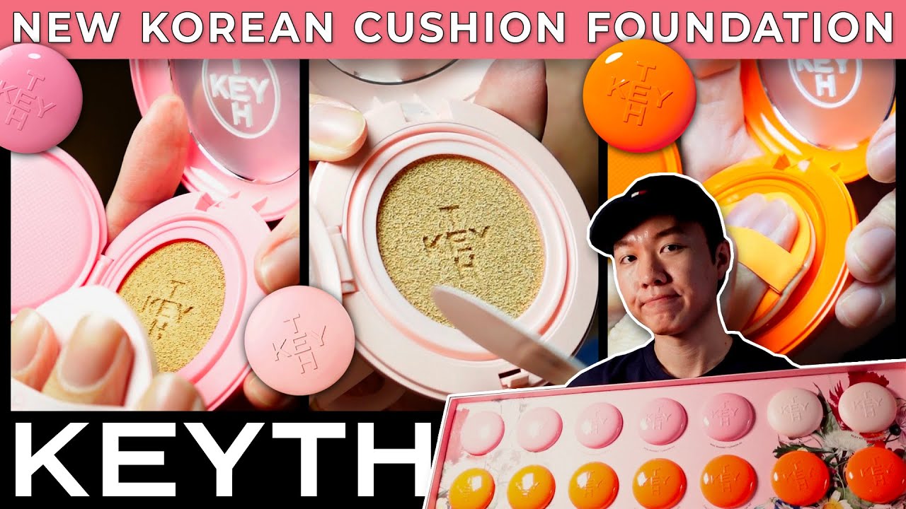 KEYTH Korean Cushion Foundation Review #kbeauty #keyth - YouTube