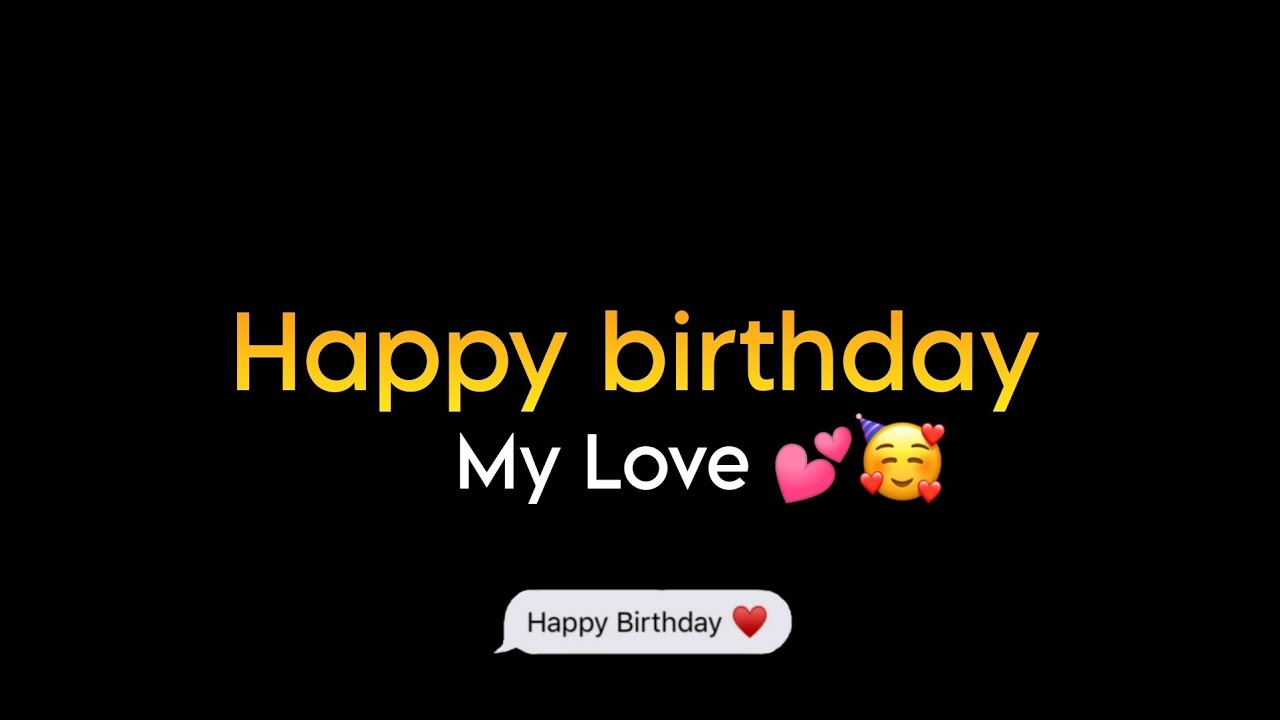 Happy birthday Love 🥰💕 || Wishing || Hindi poetry || Love ...