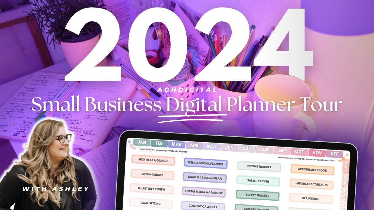 Best 2024 Small Business Digital Planner - Full Tour! - YouTube