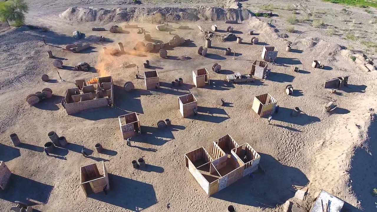 Just another day.... Bunkerd Paintball at Cowtown - YouTube