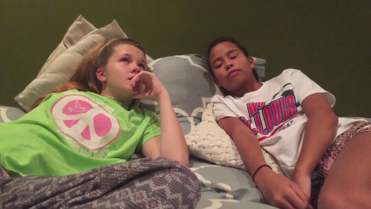 Songs in real life at a sleepover - YouTube