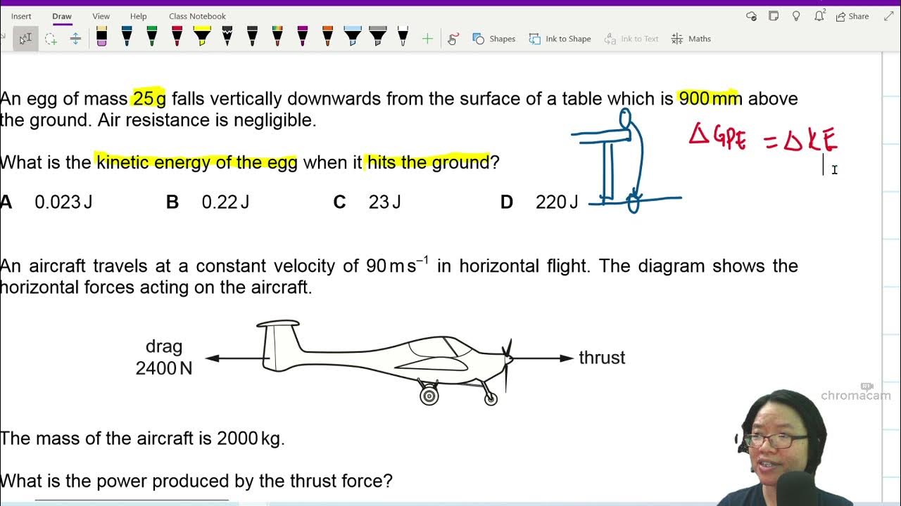 FM21 P12 Q17 Egg Drop Kinetic Energy | Feb/March 2021 | Cambridge A ...