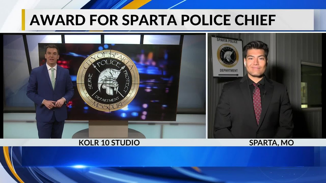 Sparta police chief honored for building force - YouTube