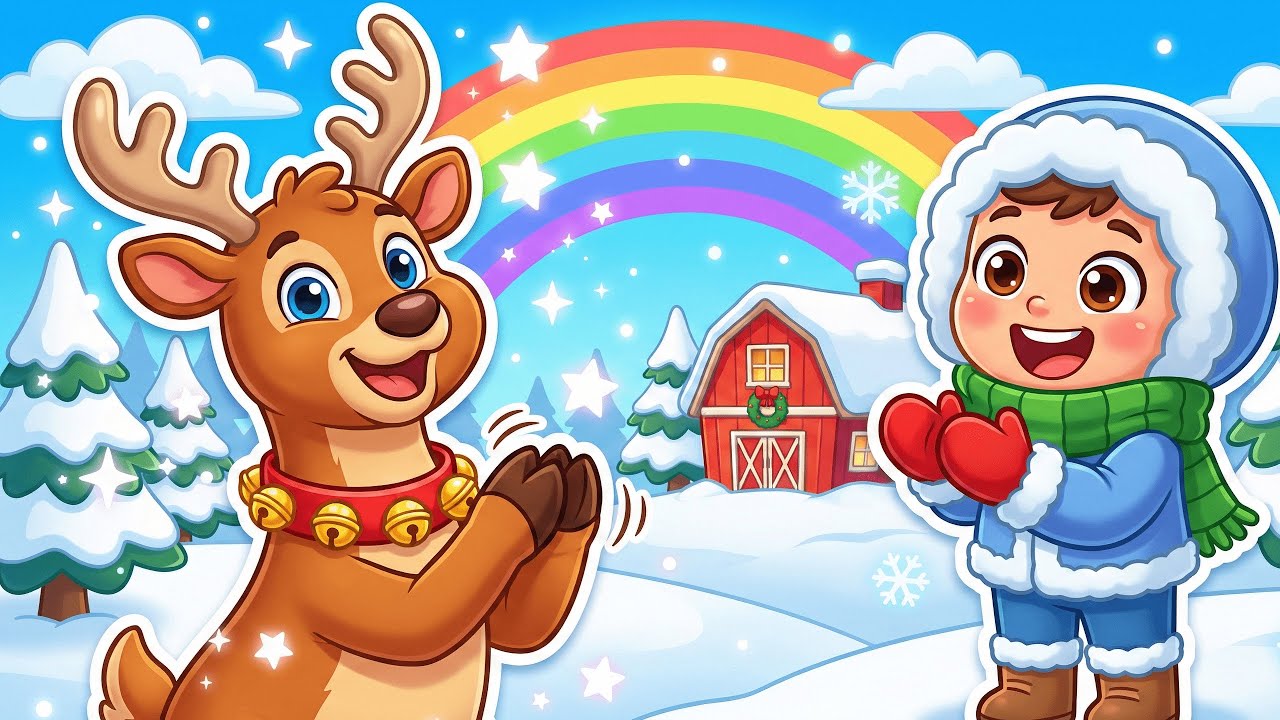 Jingle Bells + If You're Happy - Nursery Rhymes & Kids Song | If You're ...