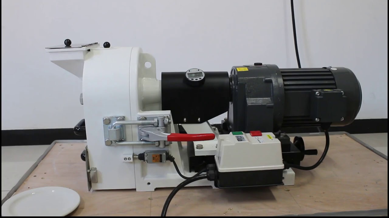 디스크밀 Disc Mill DP100 ceramics - YouTube