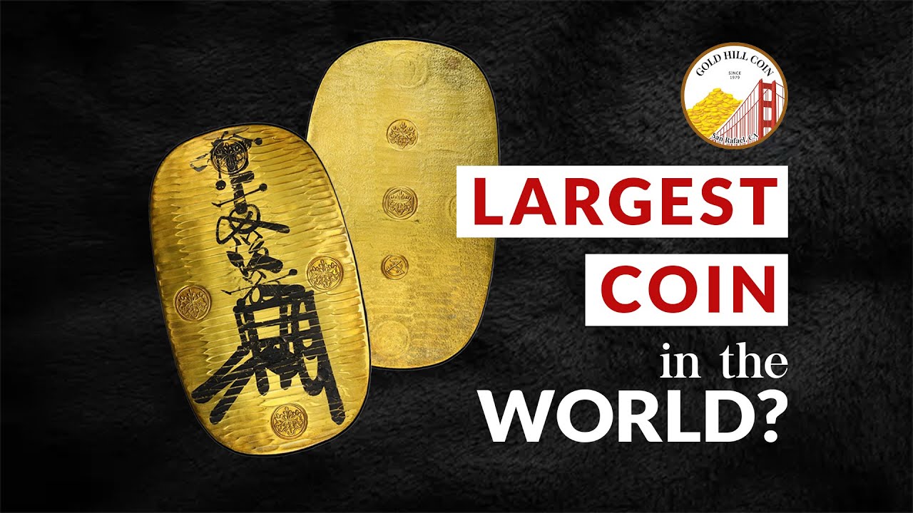 World's Largest Coin? Japanese Gold Oban - YouTube