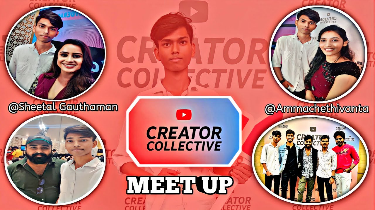 Hyderabad YouTube Creator Collective Meet up Vlog | Manikanta Vusakoila ...
