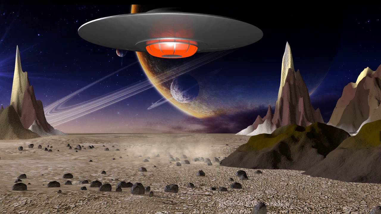 Forbidden Planet Ship landing - YouTube