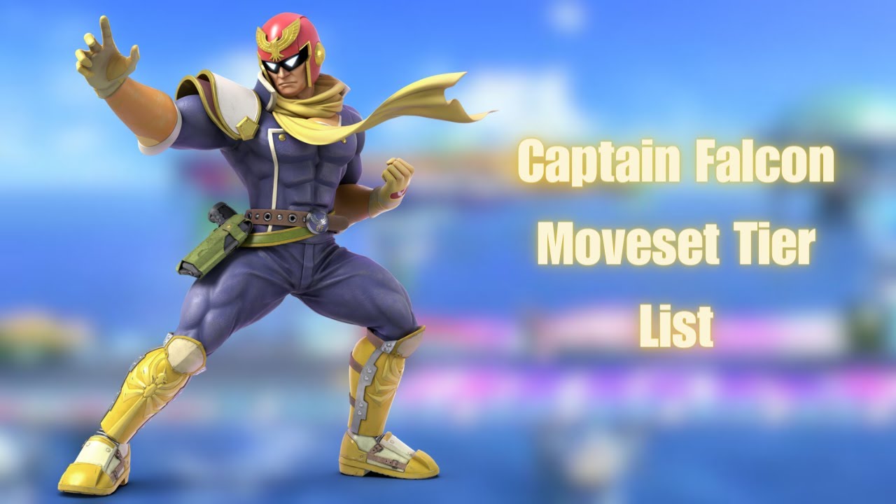 Super Smash Bros Ultimate Moveset Tier List: Captain Falcon - YouTube