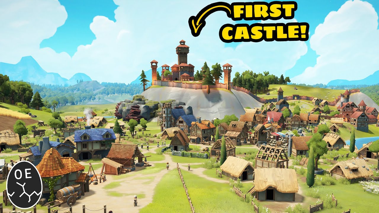 Building Our First Castle In Foundation 1.0! #4 - YouTube