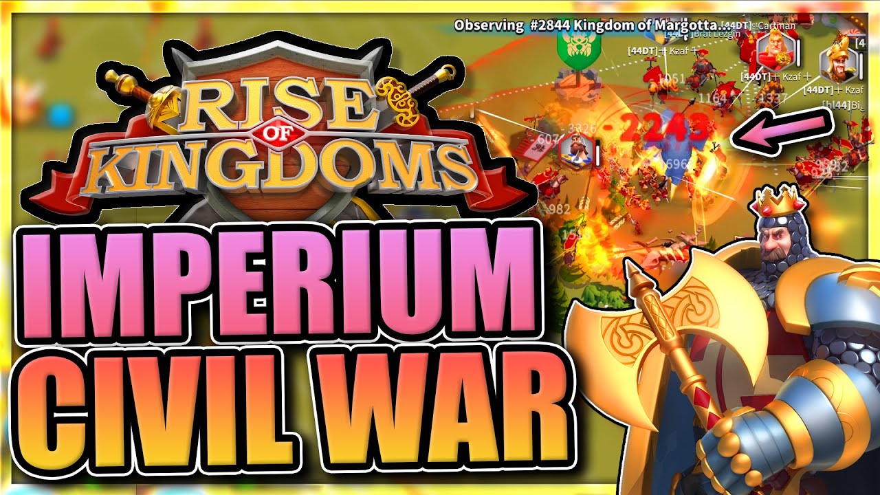Imperium Civil War [2844 battle for control] Rise of Kingdoms - YouTube