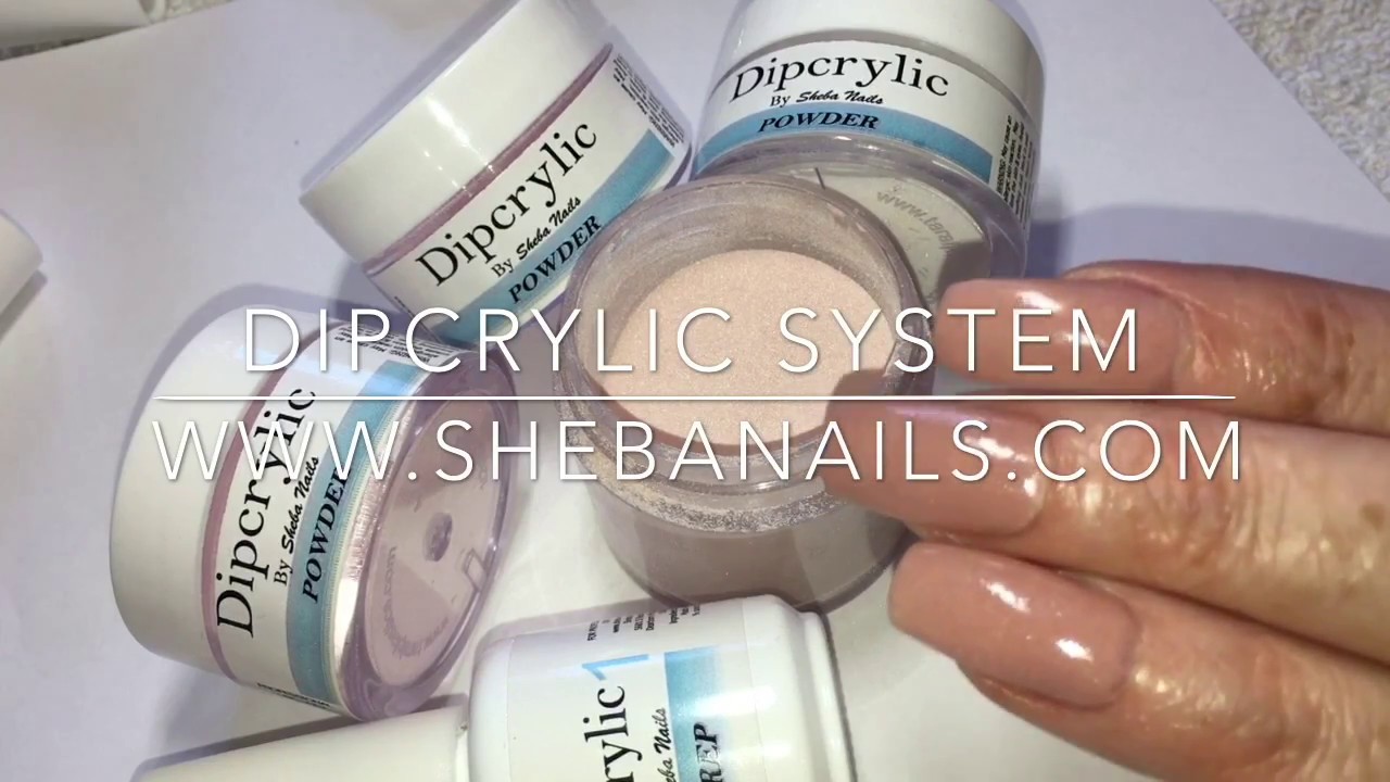 Sheba Nails Dipcrylic Dipping Powder Systemtutorial Youtube