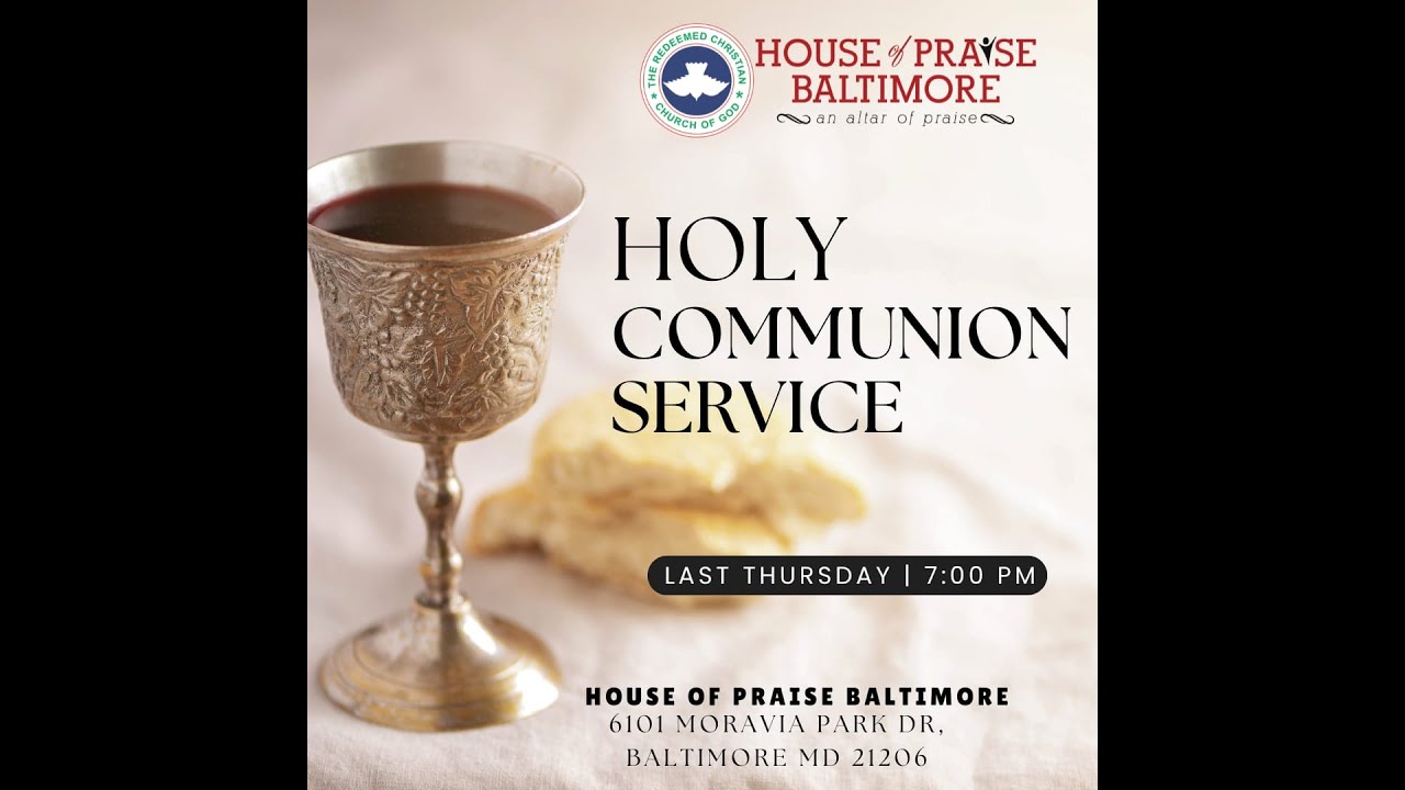 Holy Communion Service || Thursday Service || November 20th, 2025 ...