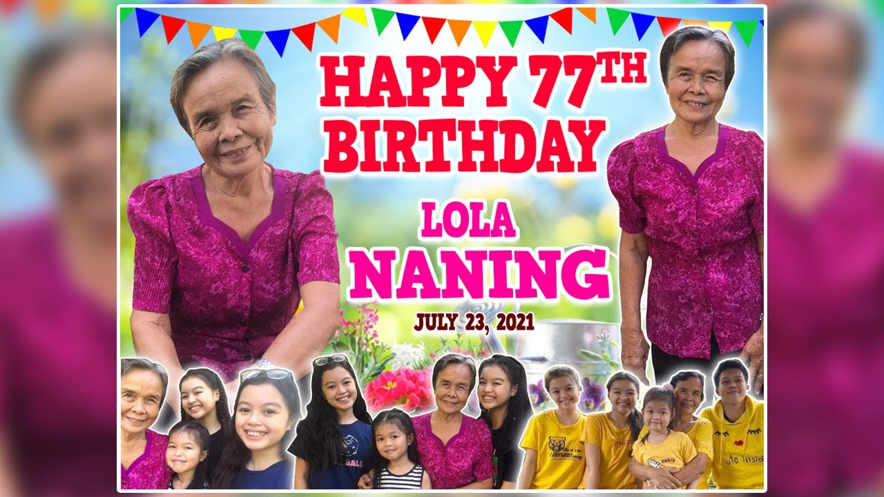 How to Layout Lola Birthday Tarpaulin Design | MiingTv - YouTube