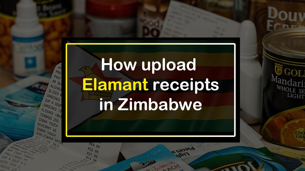 How to upload Elamant receipts In Zimbabwe - YouTube
