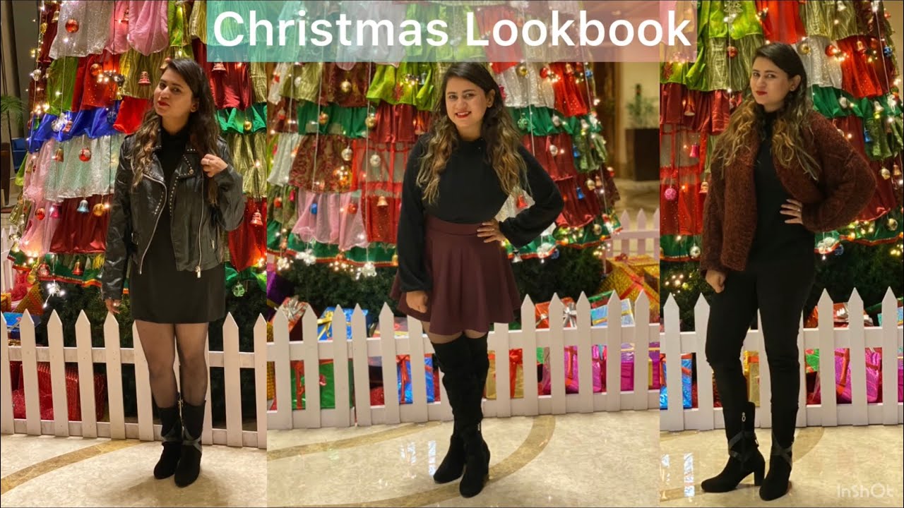 Last Minute CHRISTMAS LookBook | 3 OUTFITS - YouTube
