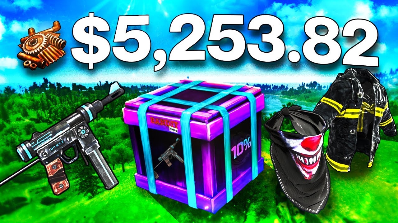 WITHDRAWING $5,500 in RUST SKINS on Bandit Camp - Rust Gambling - YouTube