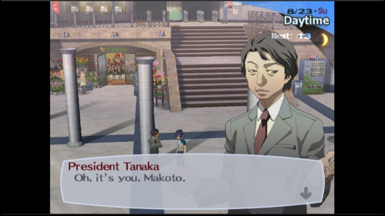 I suppose Tanaka's a great sprinter back in the day (Persona 3) - YouTube