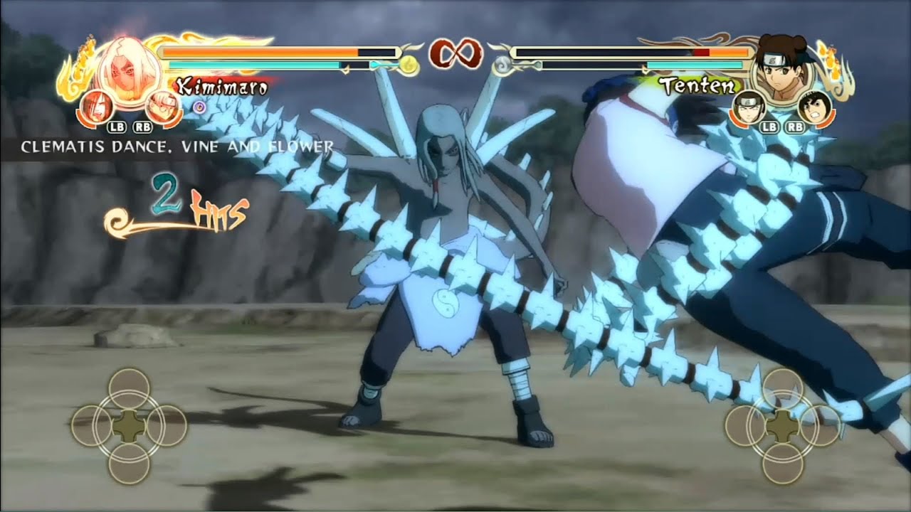 Kimimaro vs Tenten Full fight !! Naruto shippuden ultimate ninja STORM ...