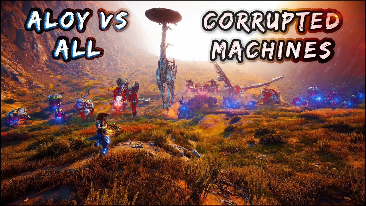 Aloy VS All Corrupted Machines Simultaneously / Ultra Hard (HZD Arena ...