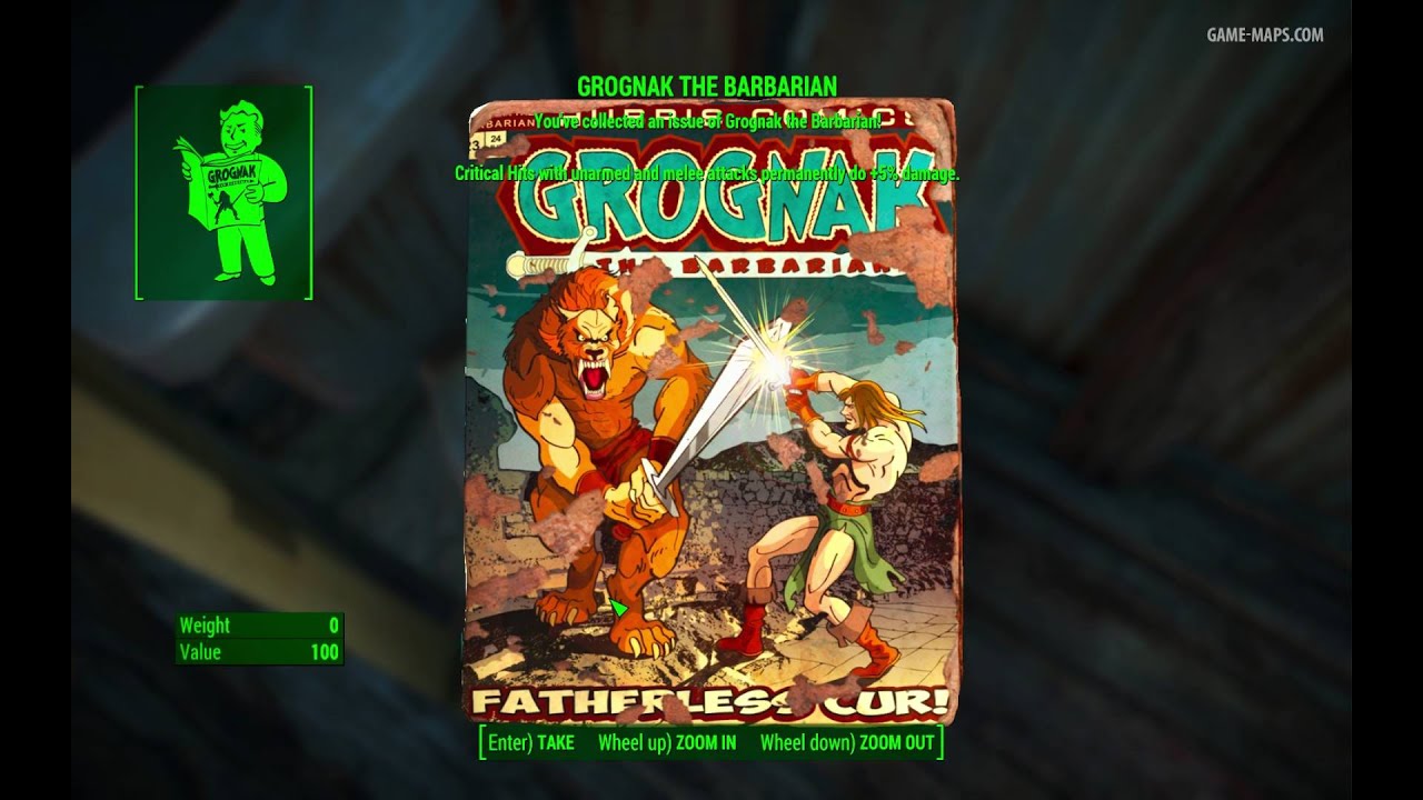 Grognak The Barbarian Magazine - Mass Pike Interchange - Fallout 4 ...