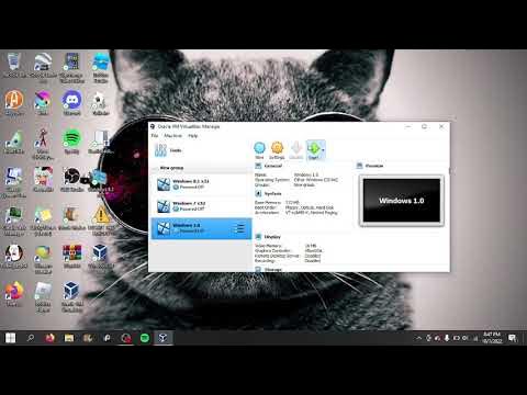 how to install Windows 1.0 on VirtualBox - YouTube
