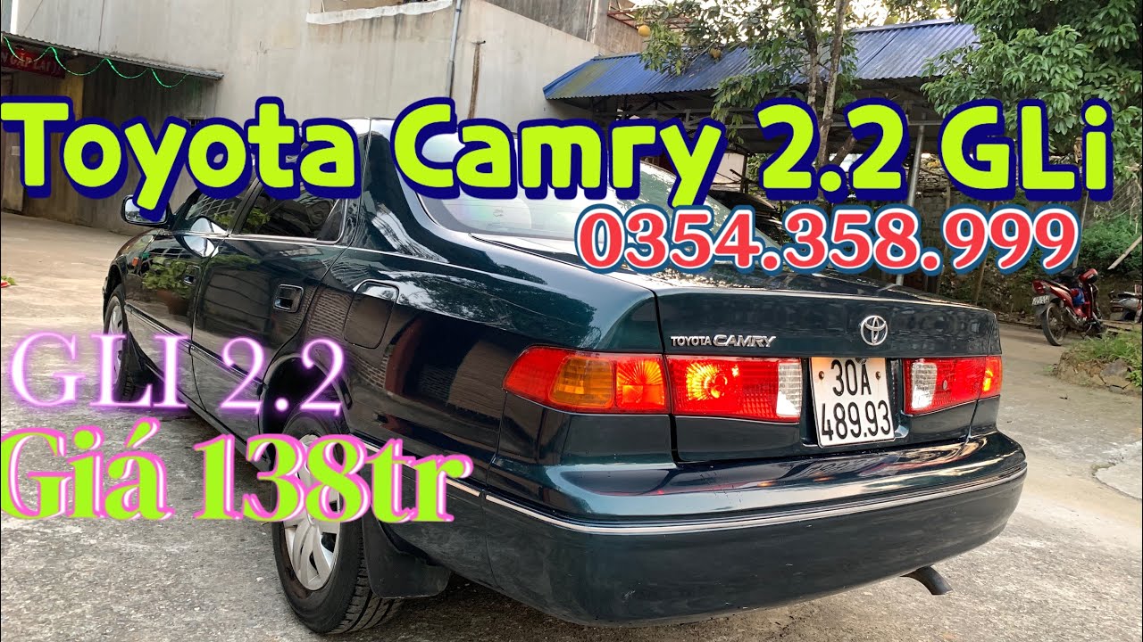 Toyota Camry GLi 1998 giá 130tr Zalo: 0354358999 - 0888498299 - YouTube