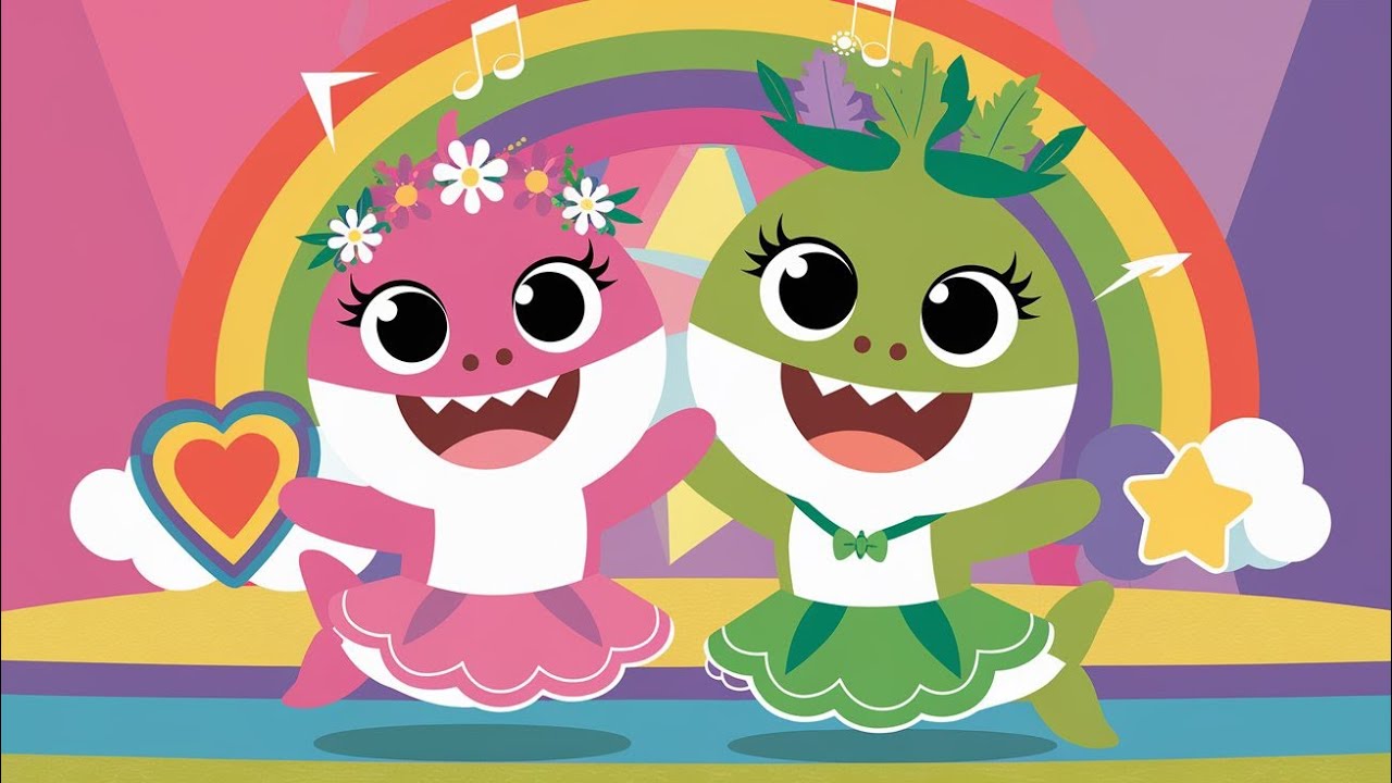 Sharky Adventure Song| baby shark song and nursery rhymes@salmamaged ...