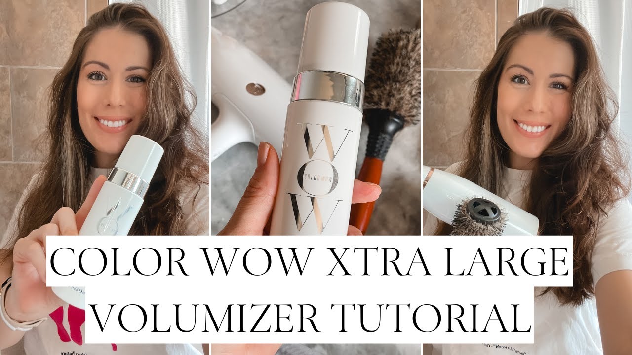 How to Use Color Wow Xtra Large Bombshell Volumizer - YouTube