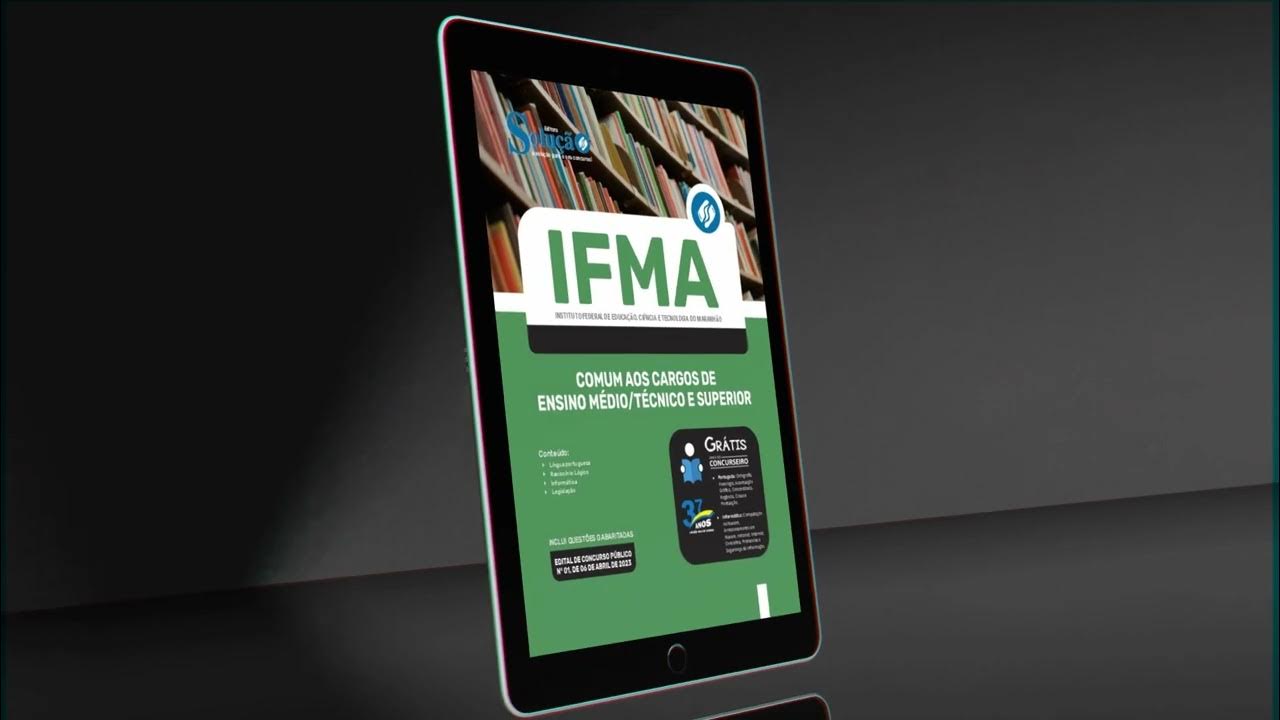 Apostila IFMA 2023 - Impressa e PDF Download - YouTube