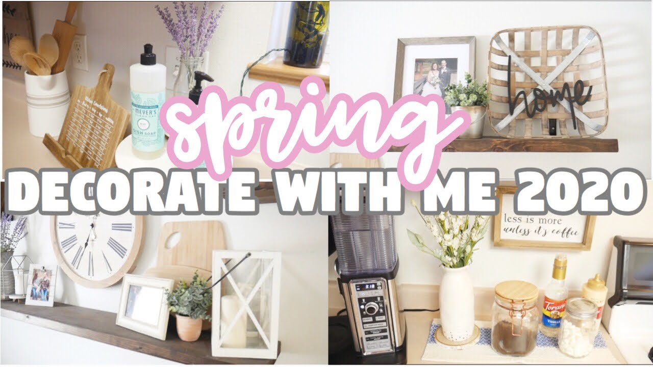 SPRING DECORATE WITH ME 2020 | SPRING HOME DECOR | FARMHOUSE SPRING ...