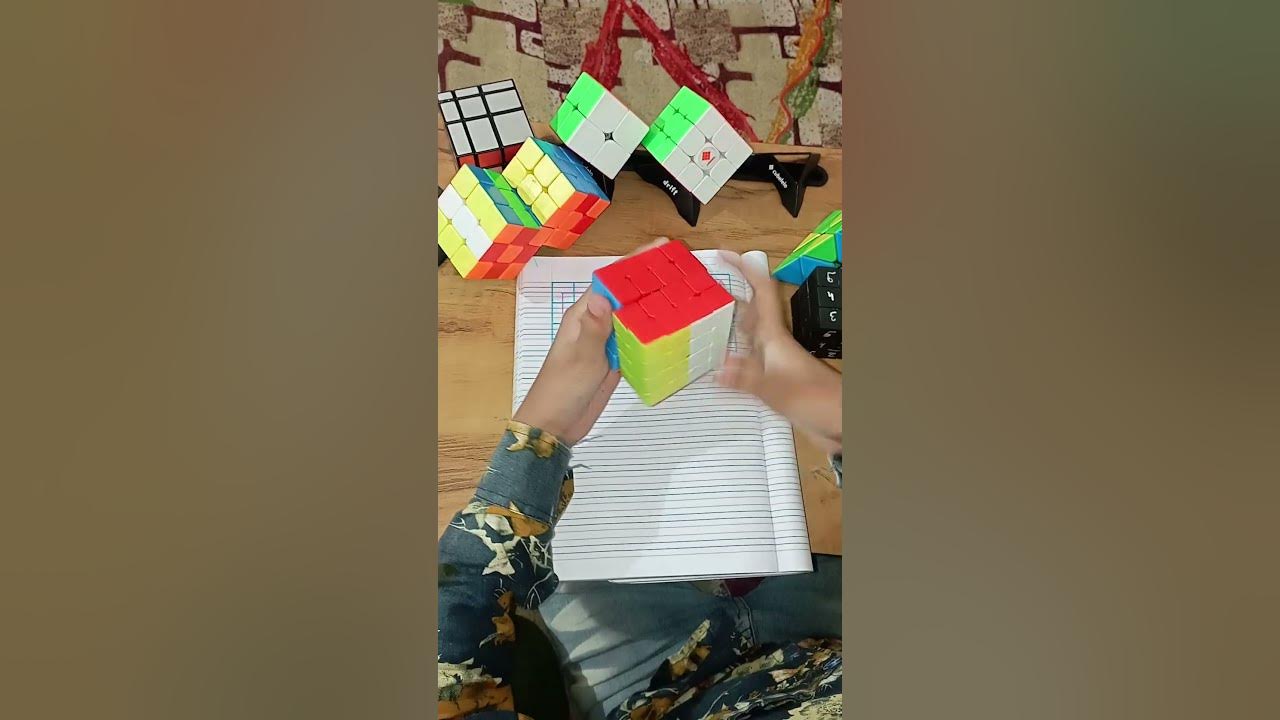 How to solve 4/4 Rubik's cube in easy way with algorithms #shots @CuberShree - YouTube