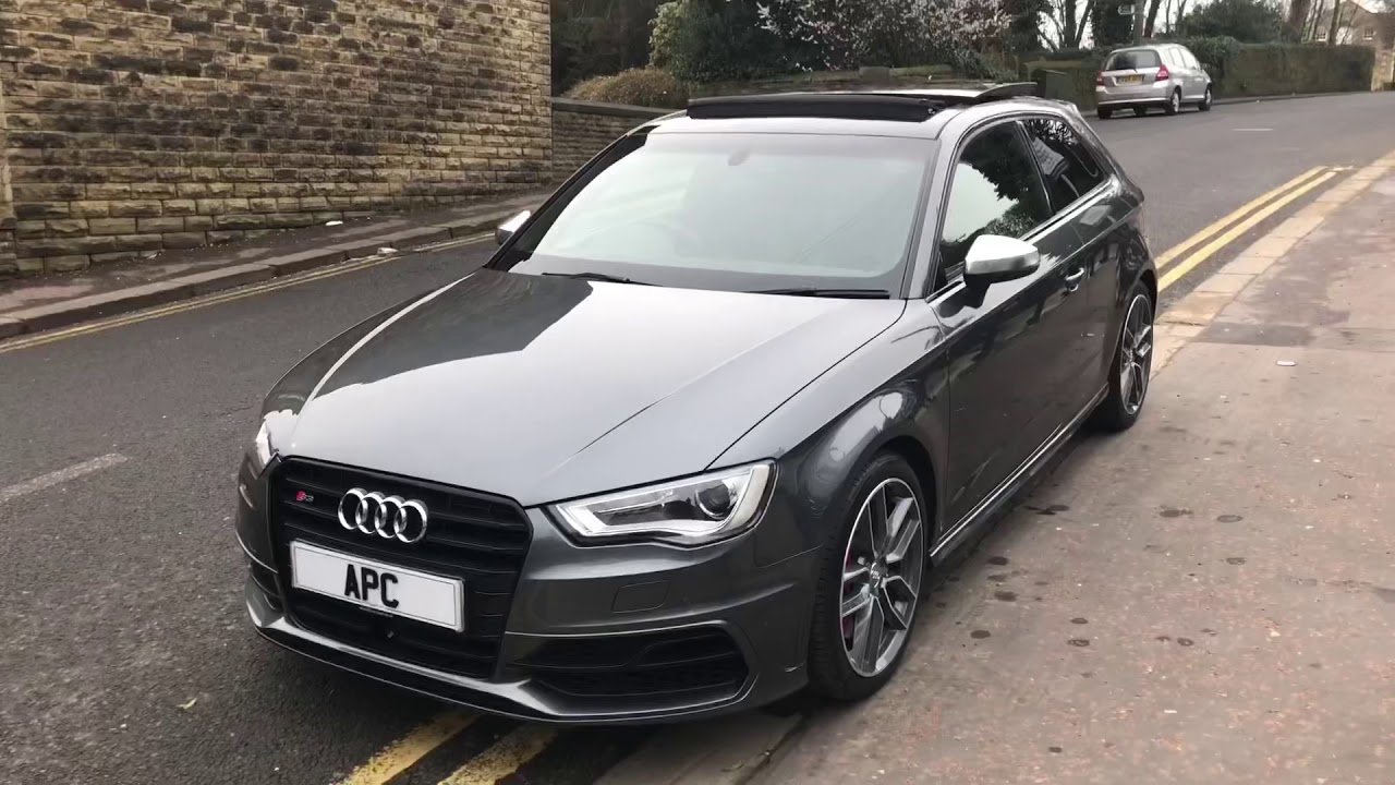 apex performance cars audi s3 3dr daytona grey - YouTube