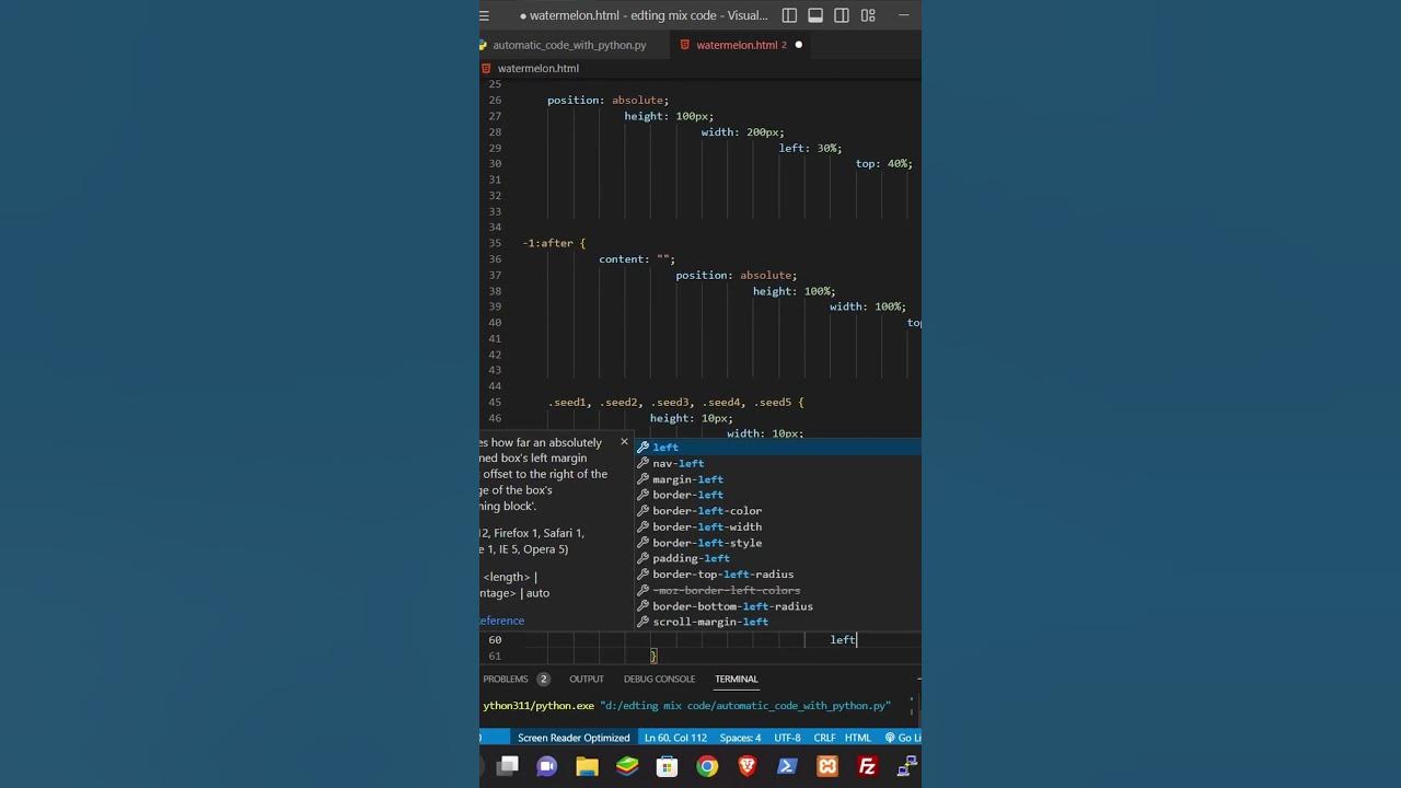 Watermelon Html Css Youtube