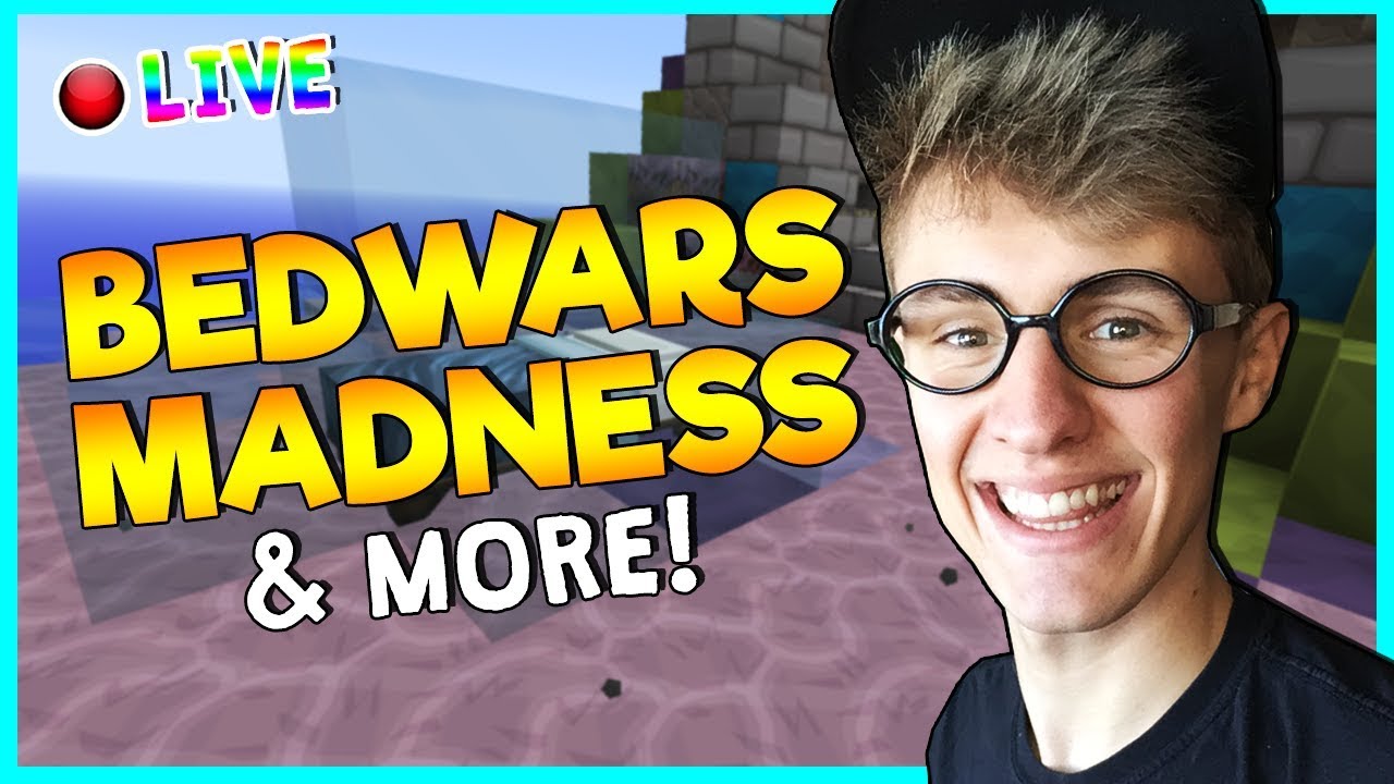 🔴 BEDWARS MADNESS & MORE! | MINECRAFT LIVESTREAM | COME PLAY! - YouTube