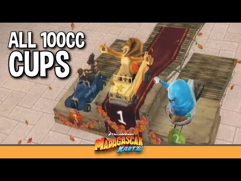 MADAGASCAR KARTZ – ALL CUPS 100CC – FUNNY MARIO KART LIKE GAME