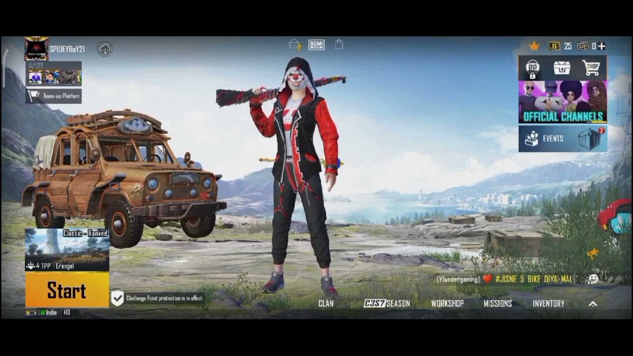 BGMI LOBBY VIDEO 🖤 #bgmi #lobbyedit #lobbyvideo - YouTube