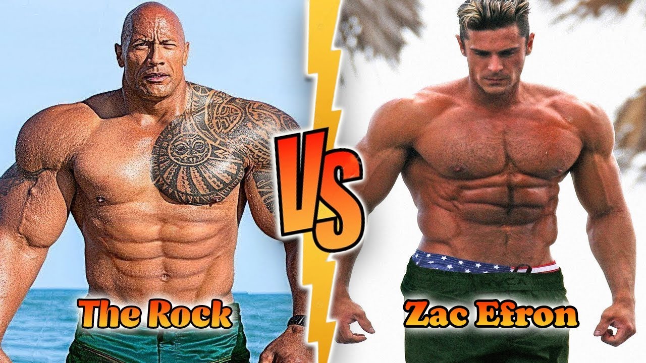 The Rock VS Zac Efron Transformation ⭐ 2023 | From 01 To Now Years Old ...