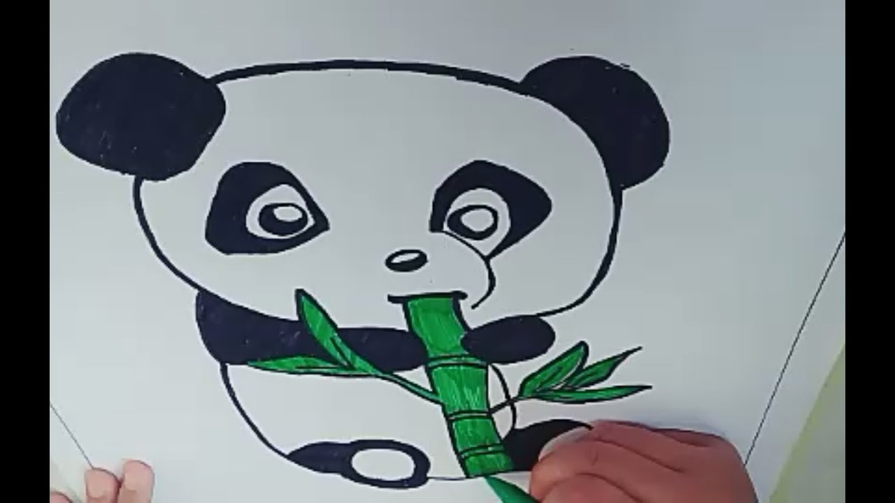 KARYA SENI RUPA 2 DIMENSI - PANDA | NABILA PUTRI X BDP1 2020 - YouTube
