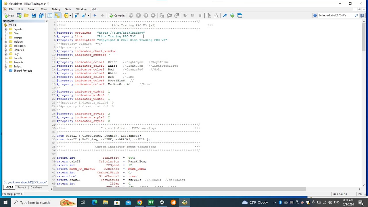 Free open source indicators MQ4 - YouTube