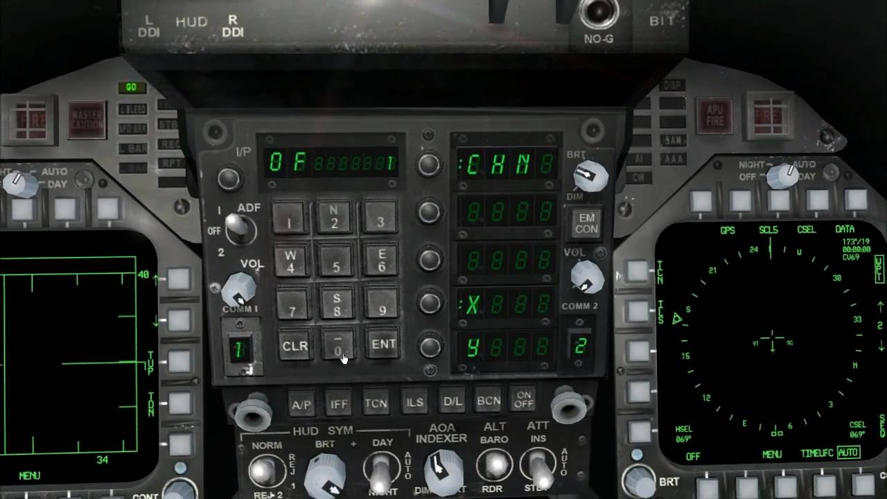FSX FA-18 System Tutorial - YouTube
