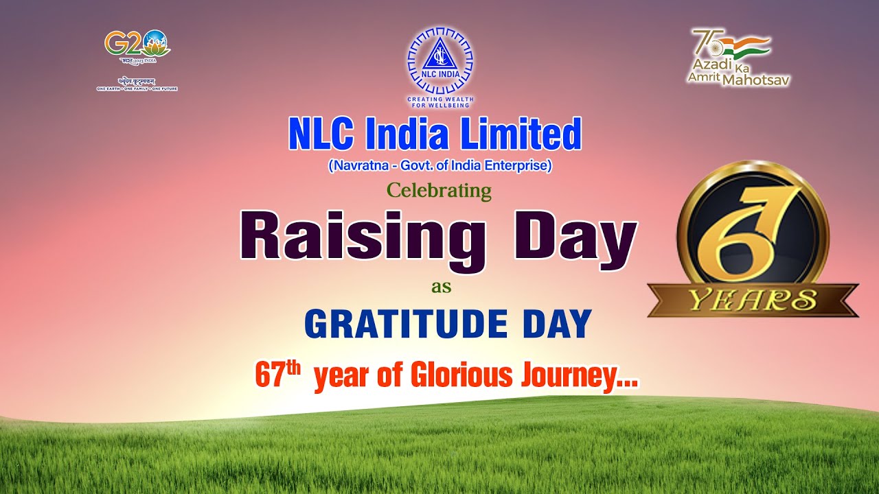 NLCIL 67th Raising Day Celebrations - 2023 - YouTube
