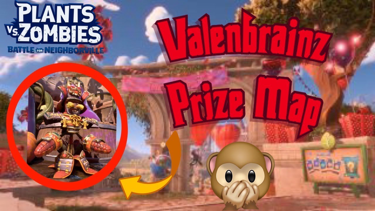 *NEW* Valenbrainz Prize Map in Plants vs. Zombies Battle For ...