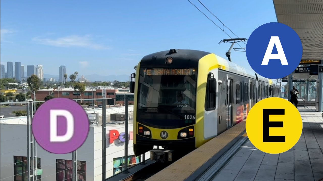 Los Angeles Metro Rail Compilation - 8 - YouTube