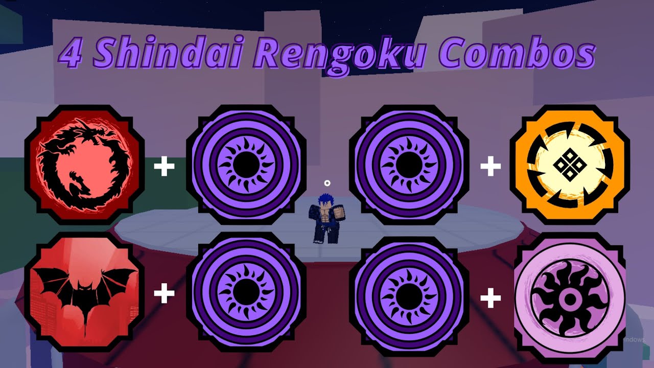 4 Shindai Rengoku Combos | Shindo Life - YouTube
